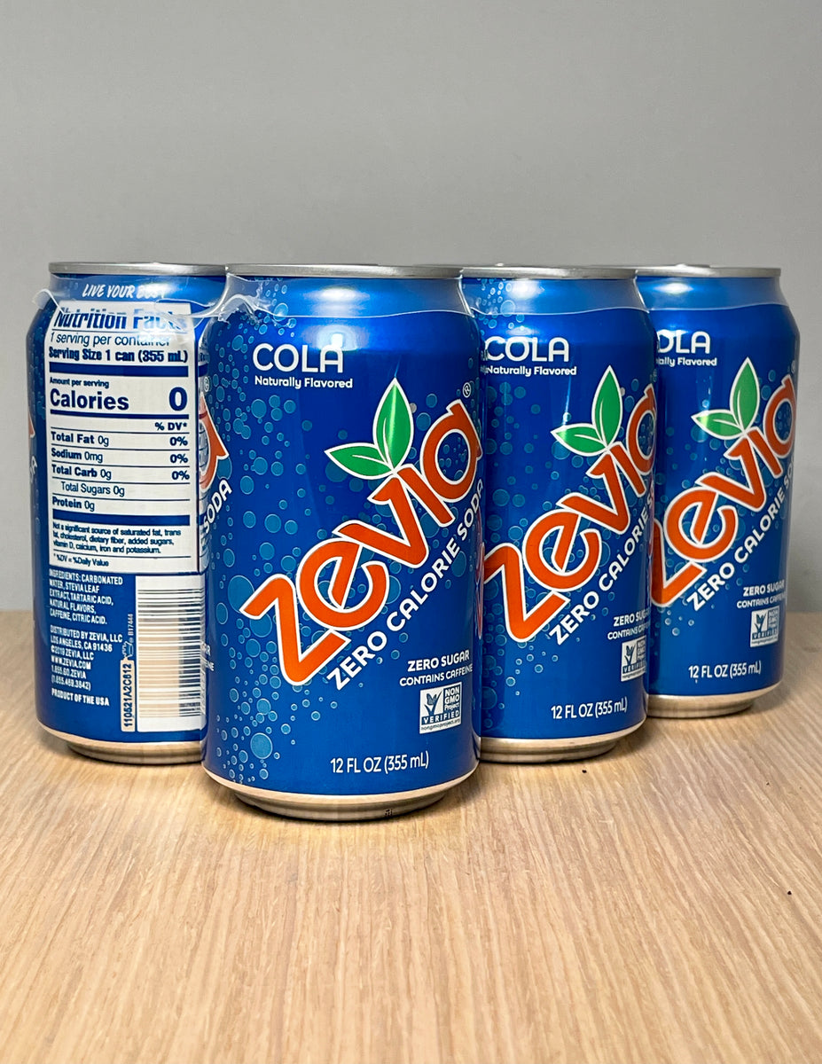 Zevia Cola 6pk 12oz cans – Stateside Crafts
