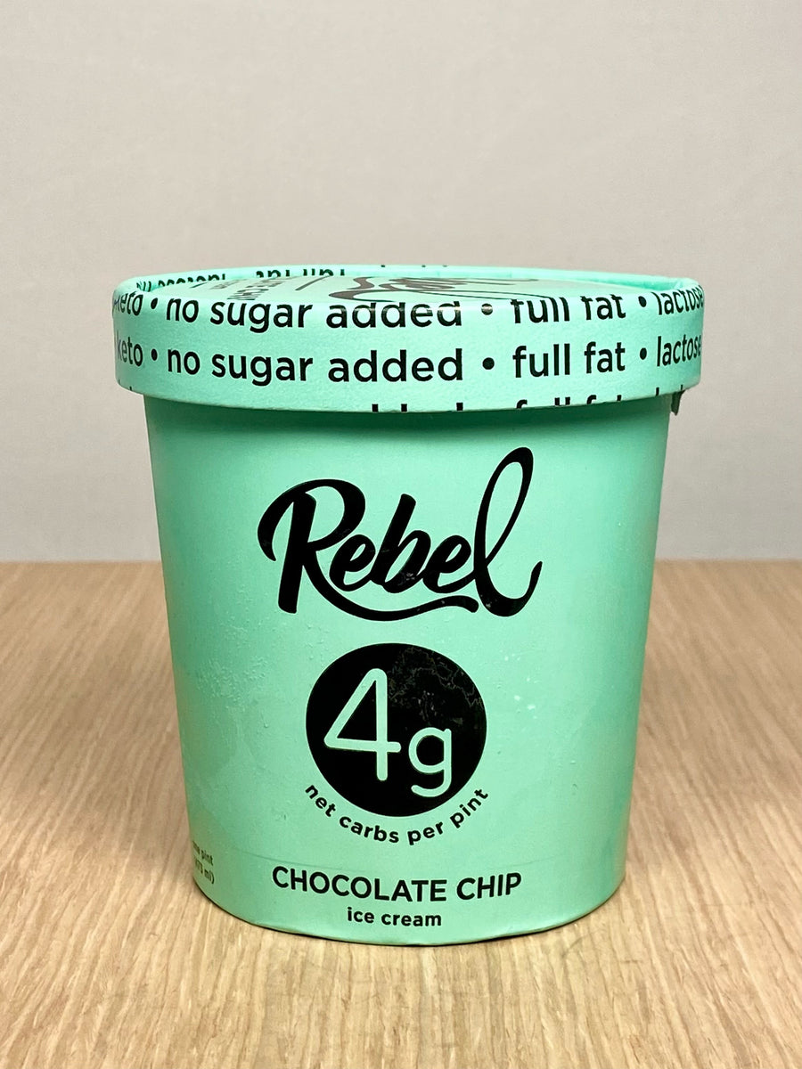 Rebel Ice Cream Chocolate Chip | Buy Low Carb Low Sugar Keto Snacks ...
